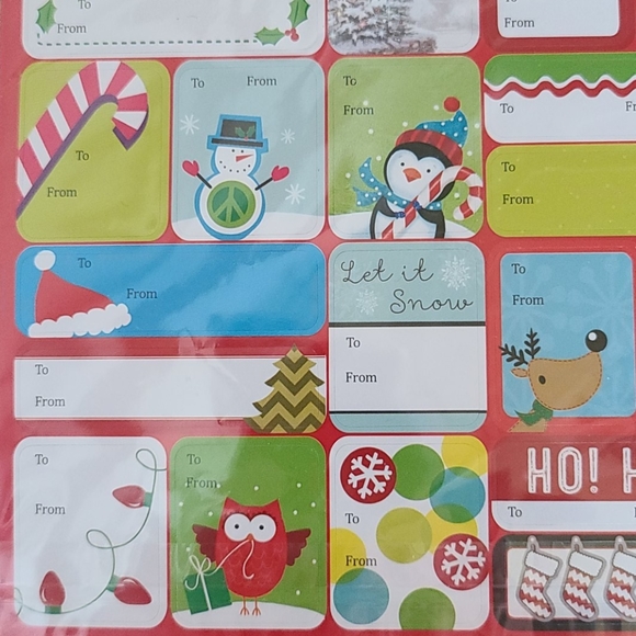 Merry Brite | Other | 00 Peel And Stick Gift Tags 100 In Each Pack ...